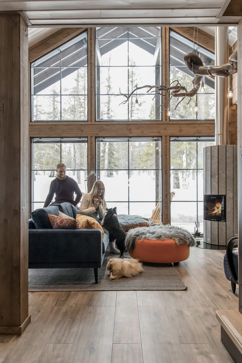 Trivsamma fjällstugor av timmer - Honka Sverige