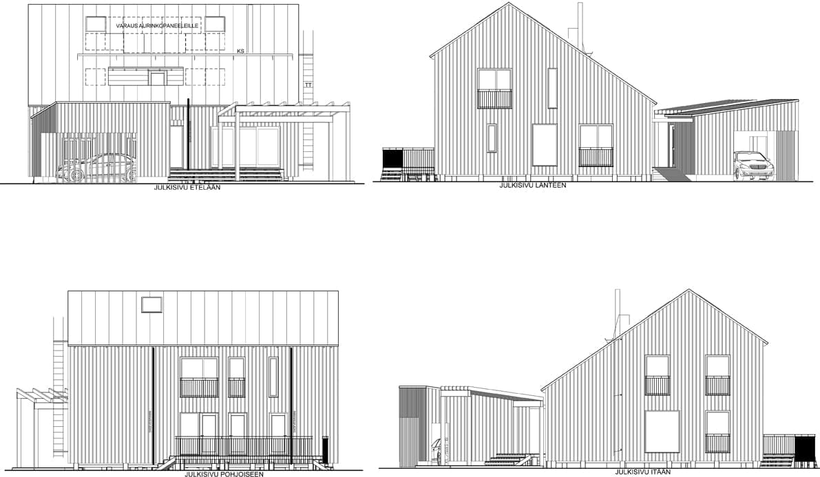 Savukvartsi - a modern eco-home for three generations - Honka us