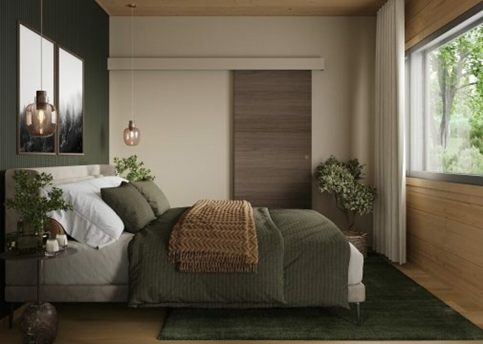 Honka’s unique interior styles blend perfectly with modern log home ...