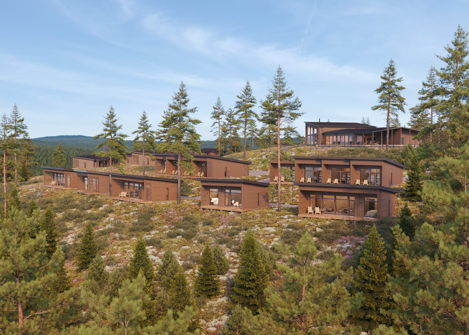 Honka Pineo – a Versatile Design Concept for Resorts - Honka